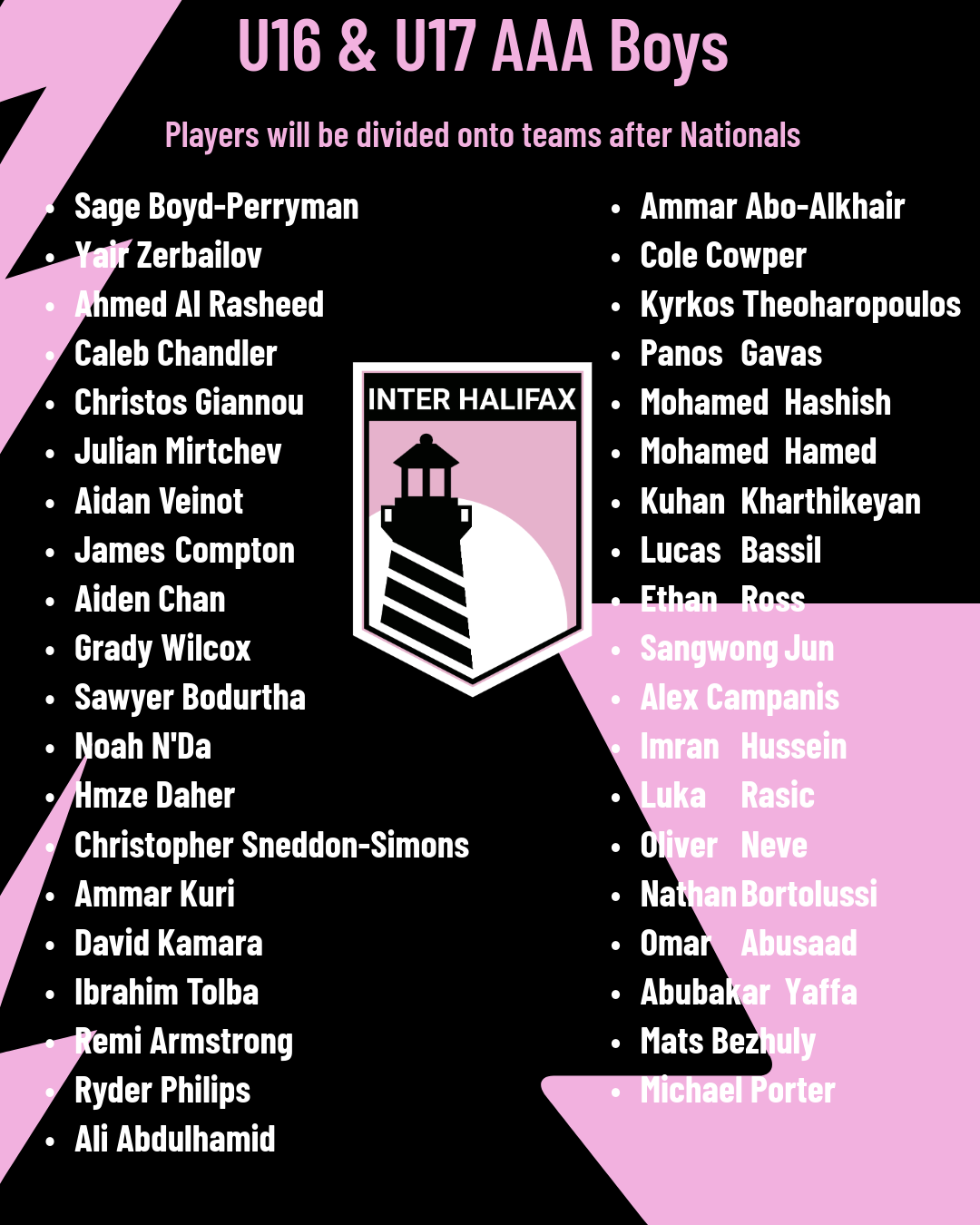 Inter Halifax SC : Website by RAMP InterActive